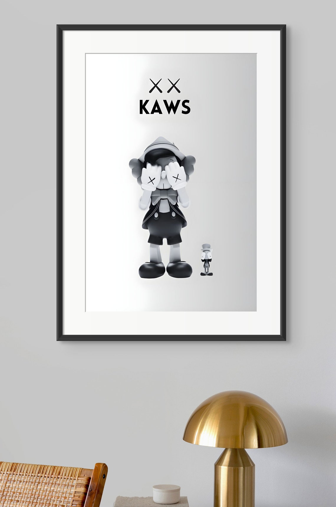 Pinocchio Sad Kaws Figure Poster Toys, Hypebeast Decor, Digital ...