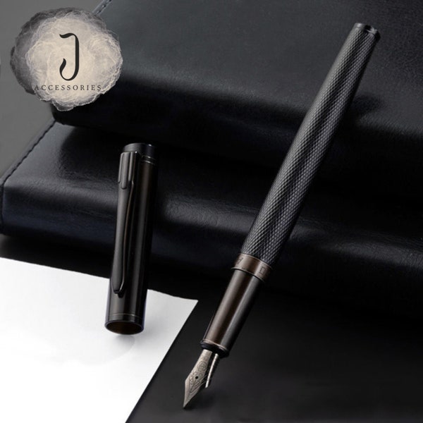 Black Fountain Pen - Etsy