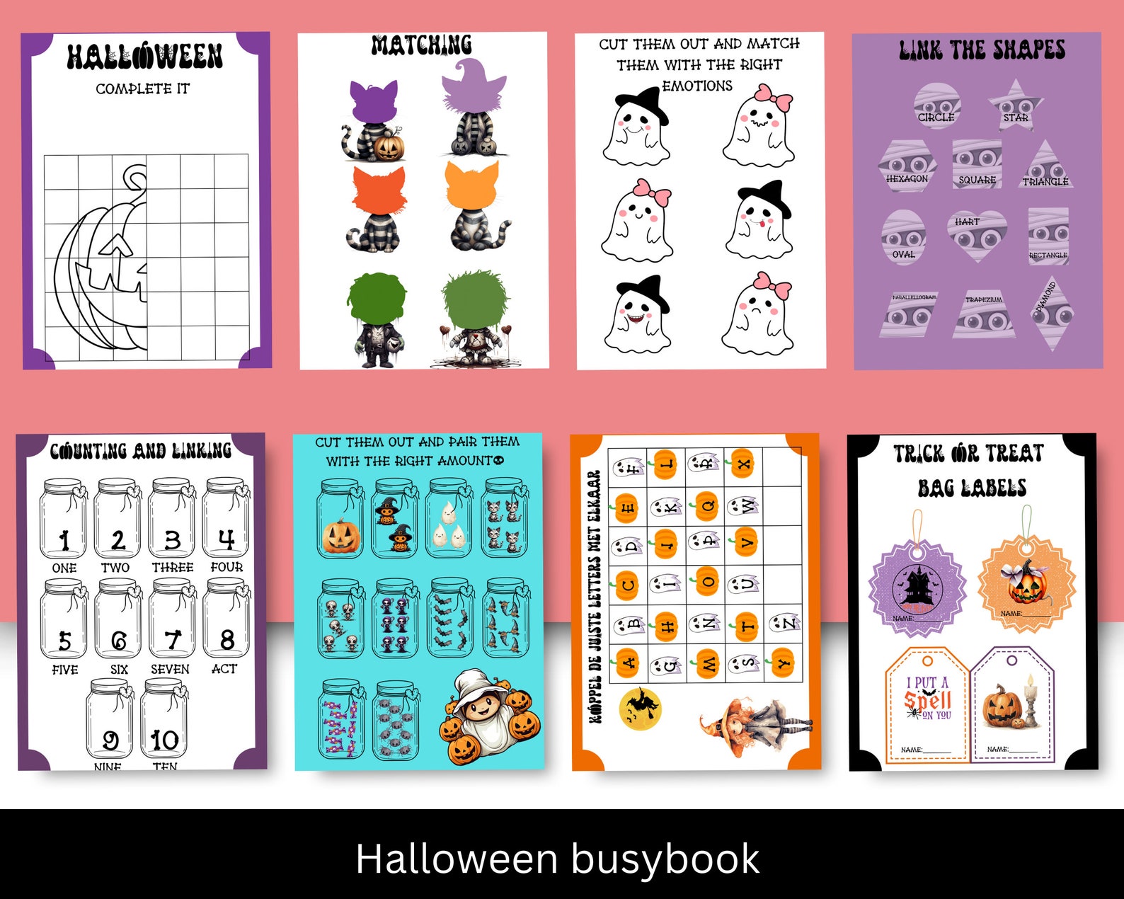 Ultimate Halloween Activity Book: Creative and Educational - Etsy