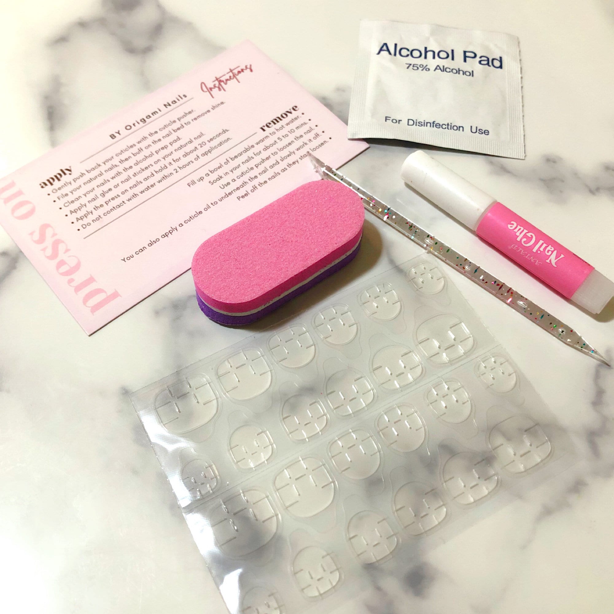 Japanese Pattern Press on Nails - Etsy