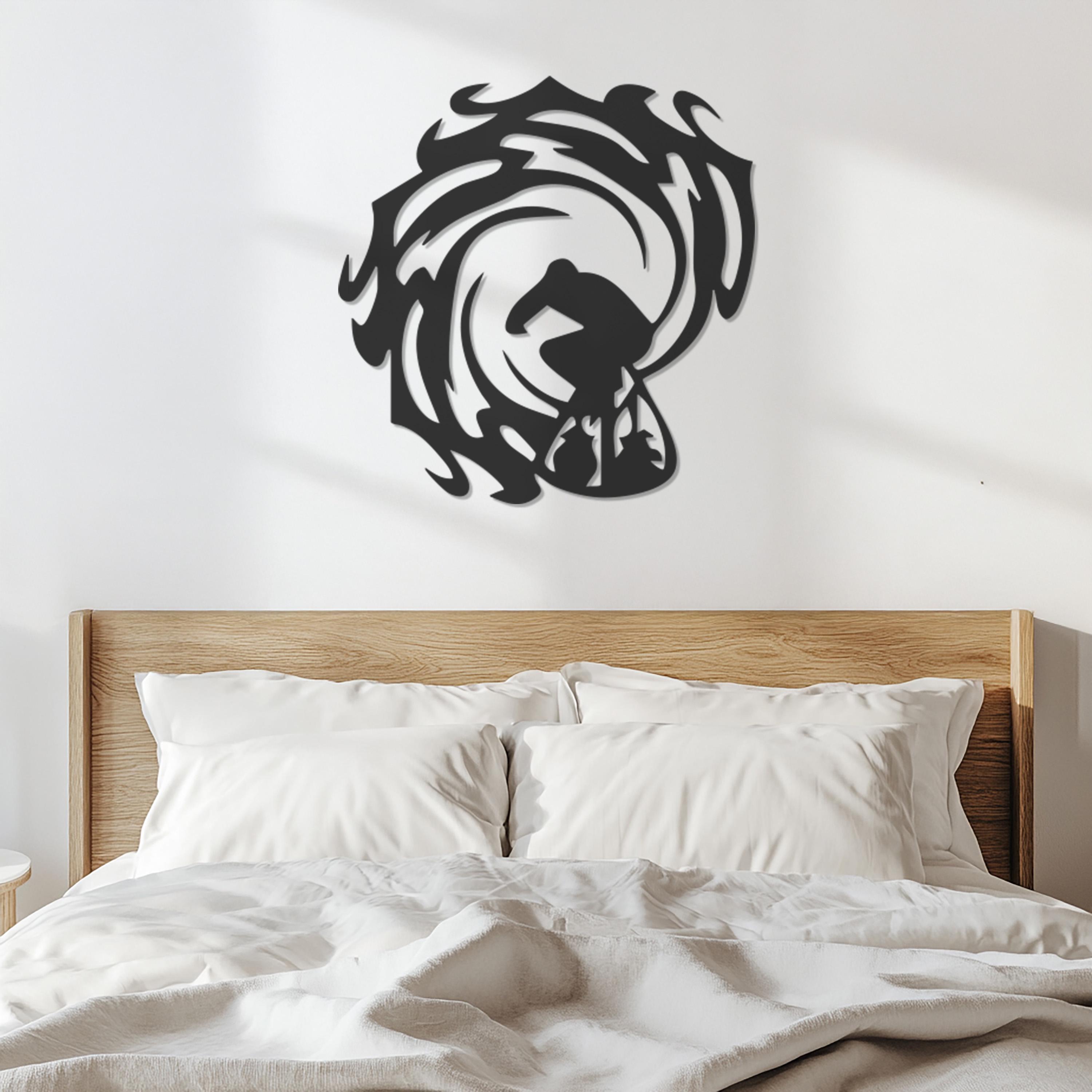 Surfer Wall Art, Metal Surfing Wall Decor, Modern Ocean Wave Sculpture ...