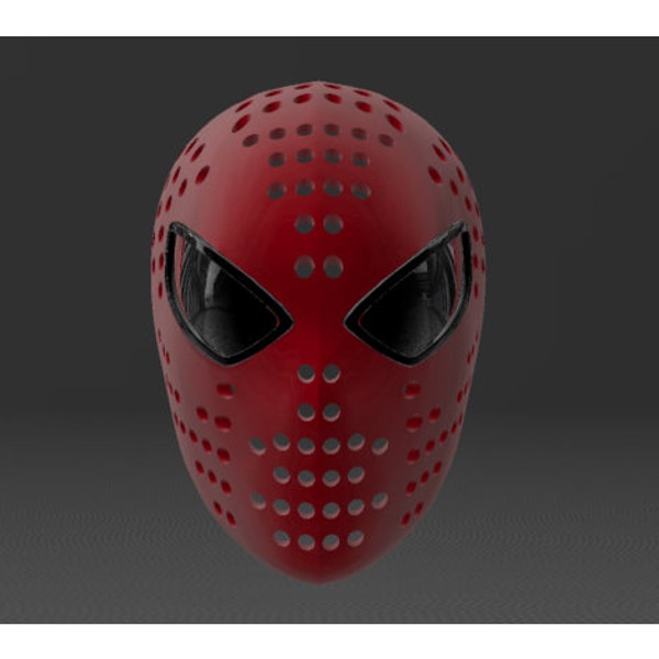 Spiderman Faceshell 3d Print - Etsy
