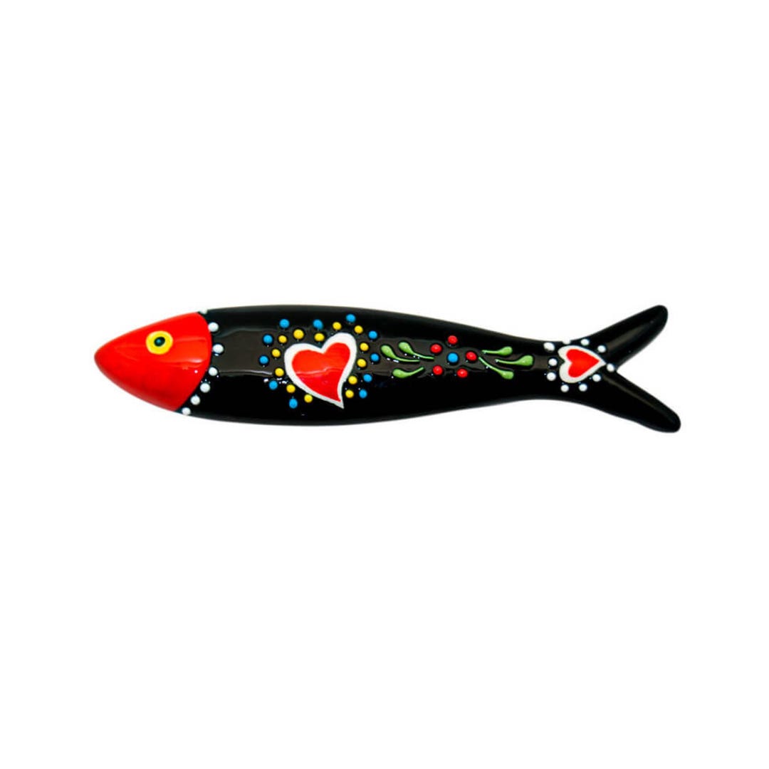 Portuguese Ceramic Sardine Wall Art Decor – Traditional Heart Design ...