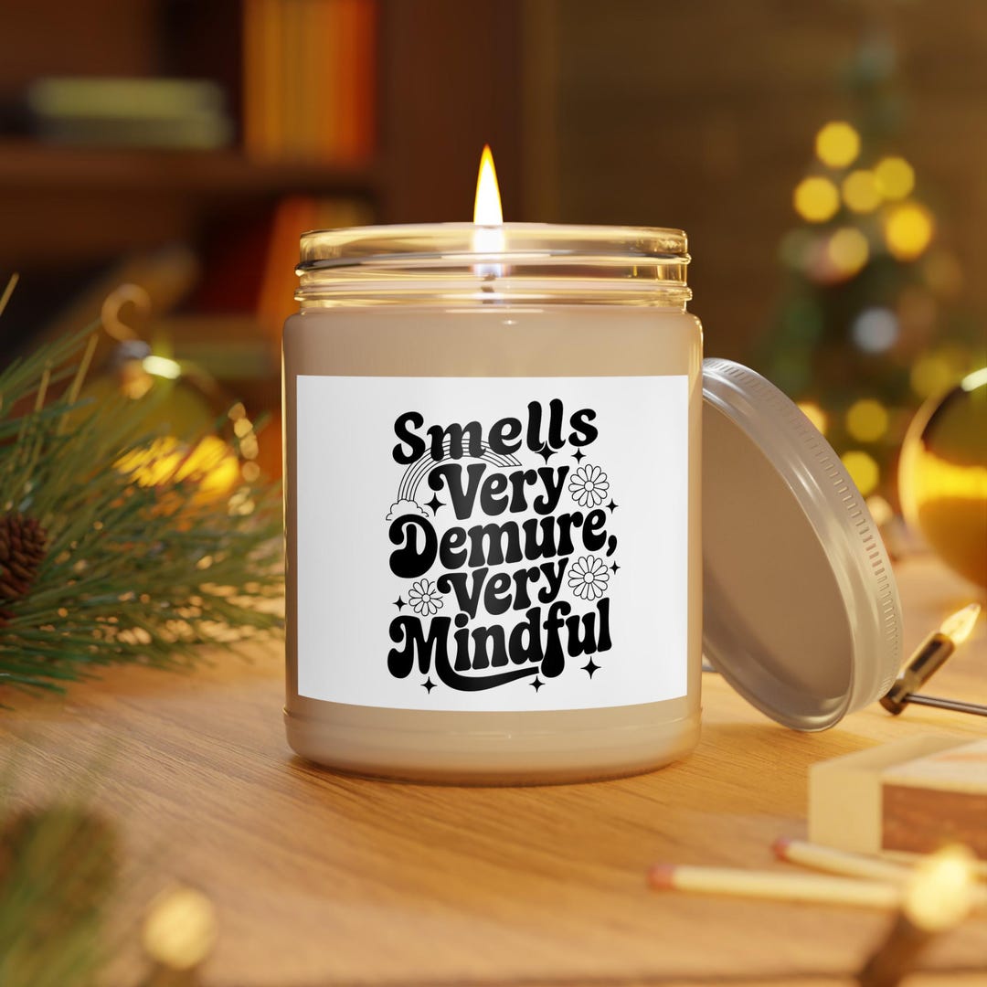 Scented Candles, 9oz Funny Viral Meme 'very Mindful, Very Demure ...