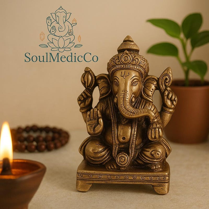 Ganesha With Mouse Statue - Etsy