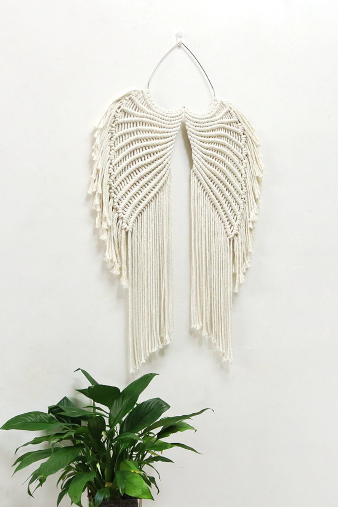 Boho Chic Macrame Angel Wings Wall Hanging – Ethereal Home Decor - Etsy