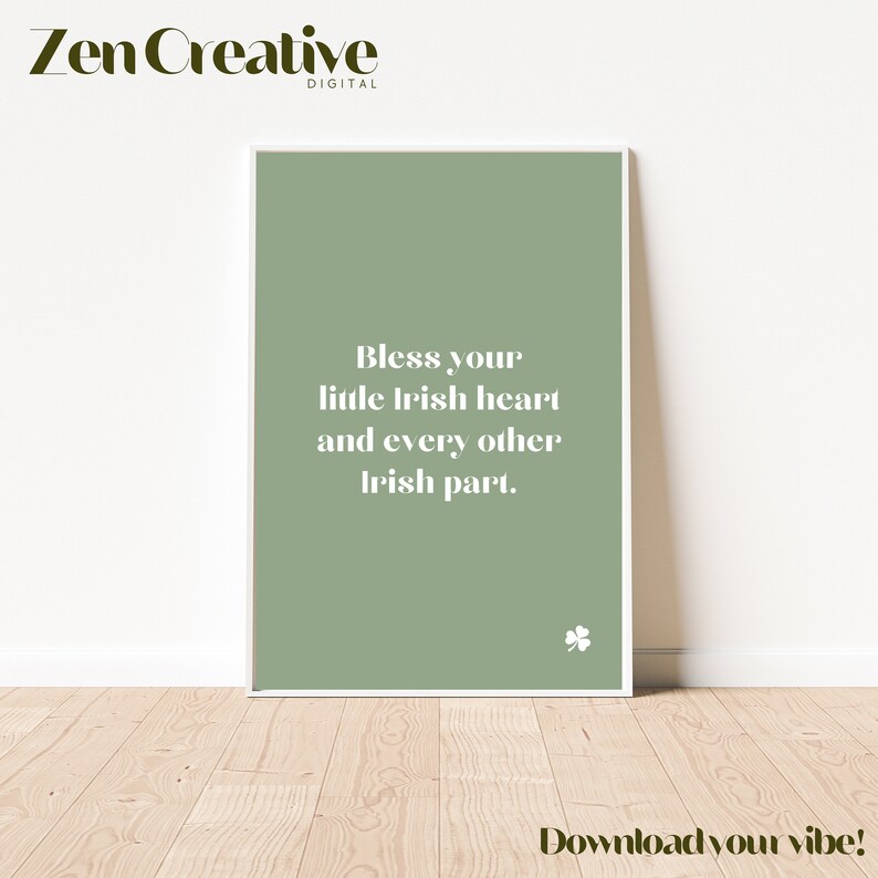 Irish Blessing Print Instant Download Printable Wall Art Digital ...