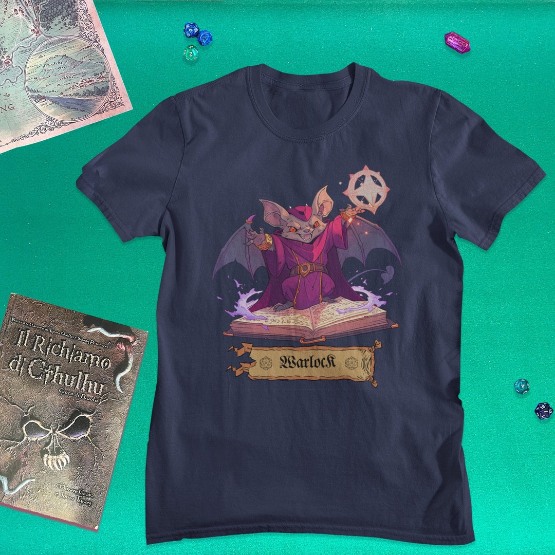 Bat Warlock Spellweaver Dnd Character Class Dungeons & - Etsy