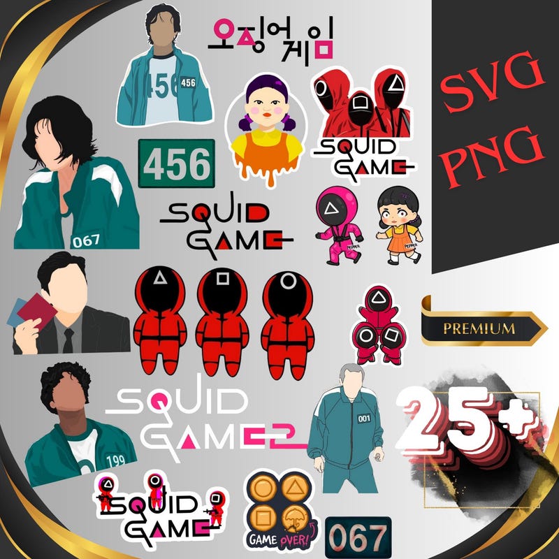 Squidgame Svg - Etsy