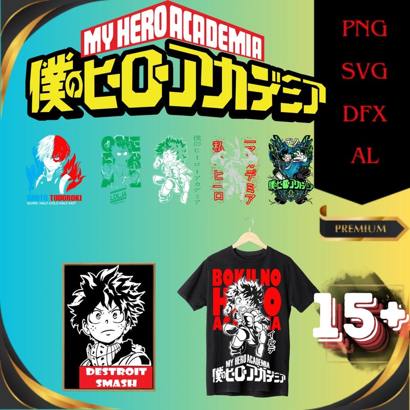My Hero Academia Svg - Etsy