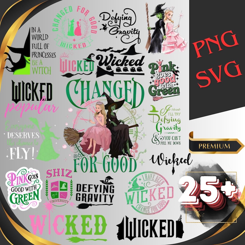 Wicked the Movie Svg - Etsy