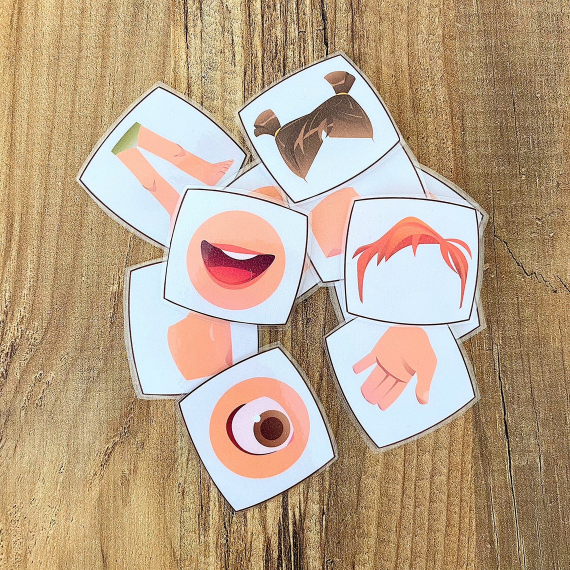 Body Parts/body Parts Printable Activity/homeschool Montessori/learning ...