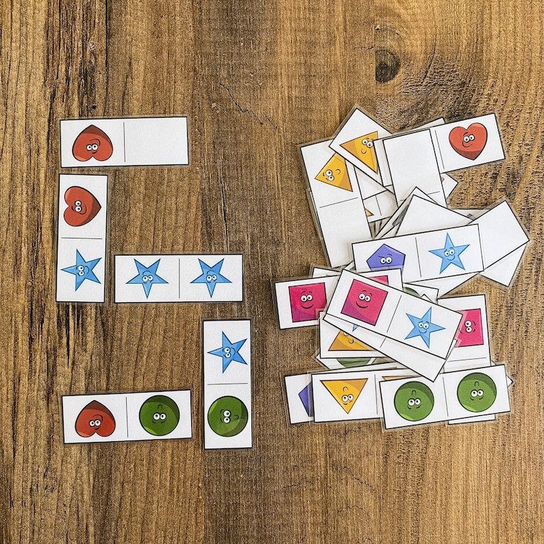 Animal Domino Game – Printable Matching Activity for Kids PDF - Etsy