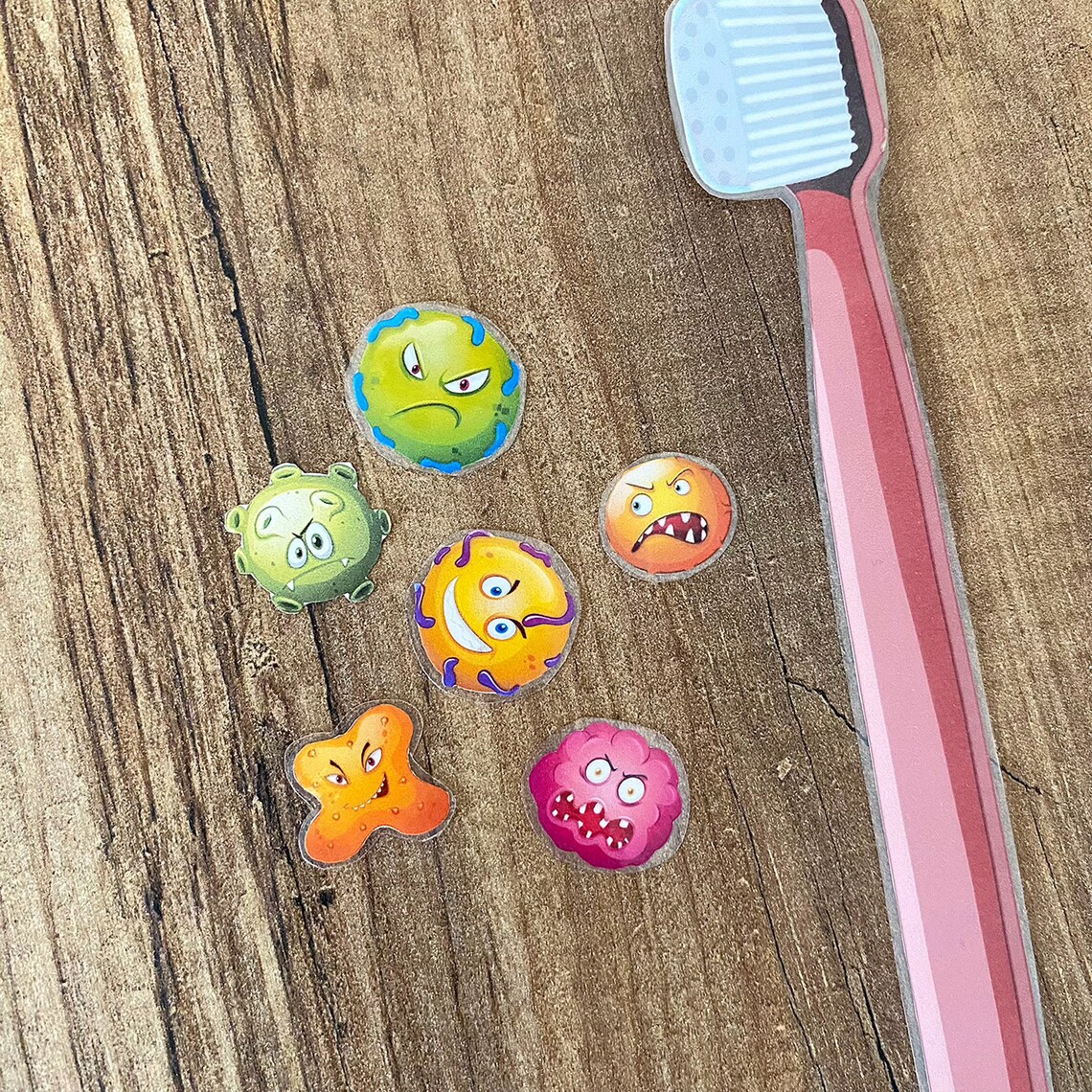 Brush Teeth/teeth Brushing Activity/montessori Learning/preschool ...