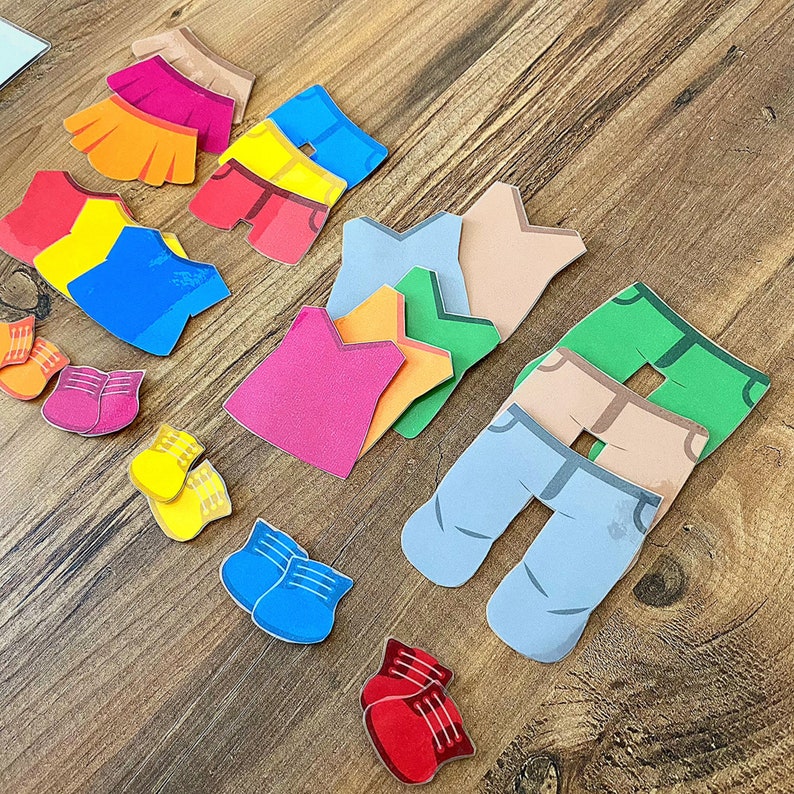 Dress up Kids Worksheet/dress up Game/preschool Printable Activity ...