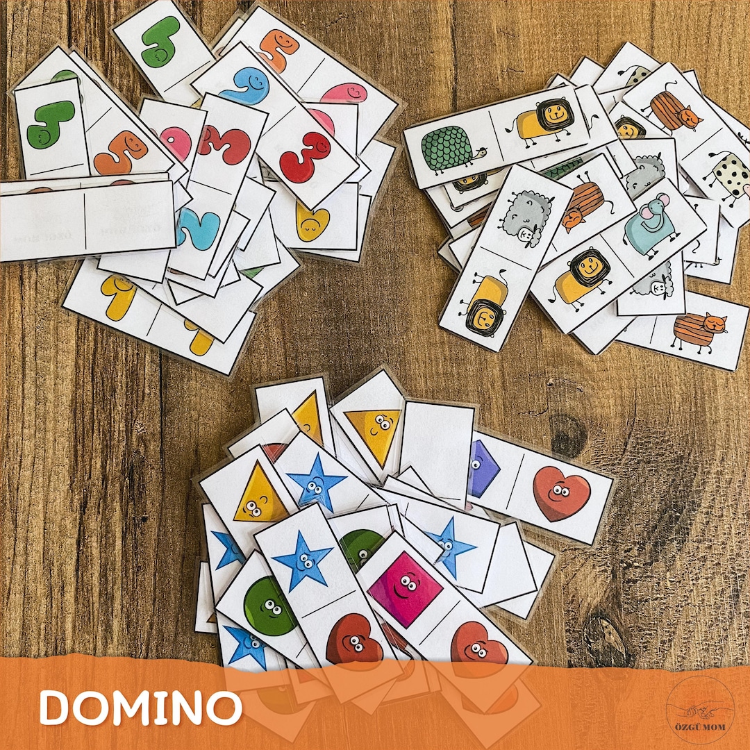 Animal Domino Game – Printable Matching Activity for Kids PDF - Etsy