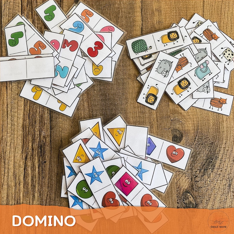 Animal Domino Game – Printable Matching Activity for Kids PDF - Etsy