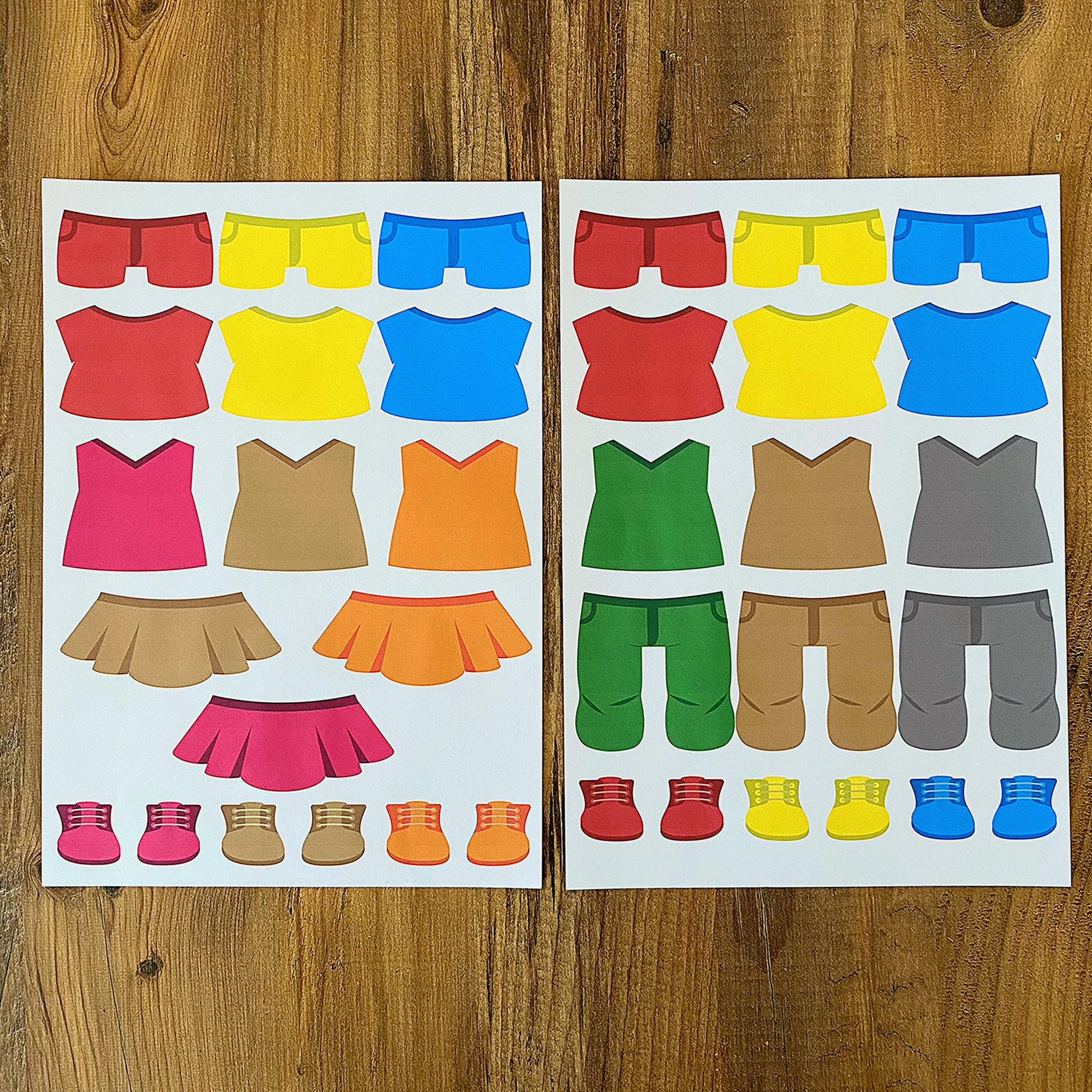 Dress up Kids Worksheet/dress up Game/preschool Printable Activity ...