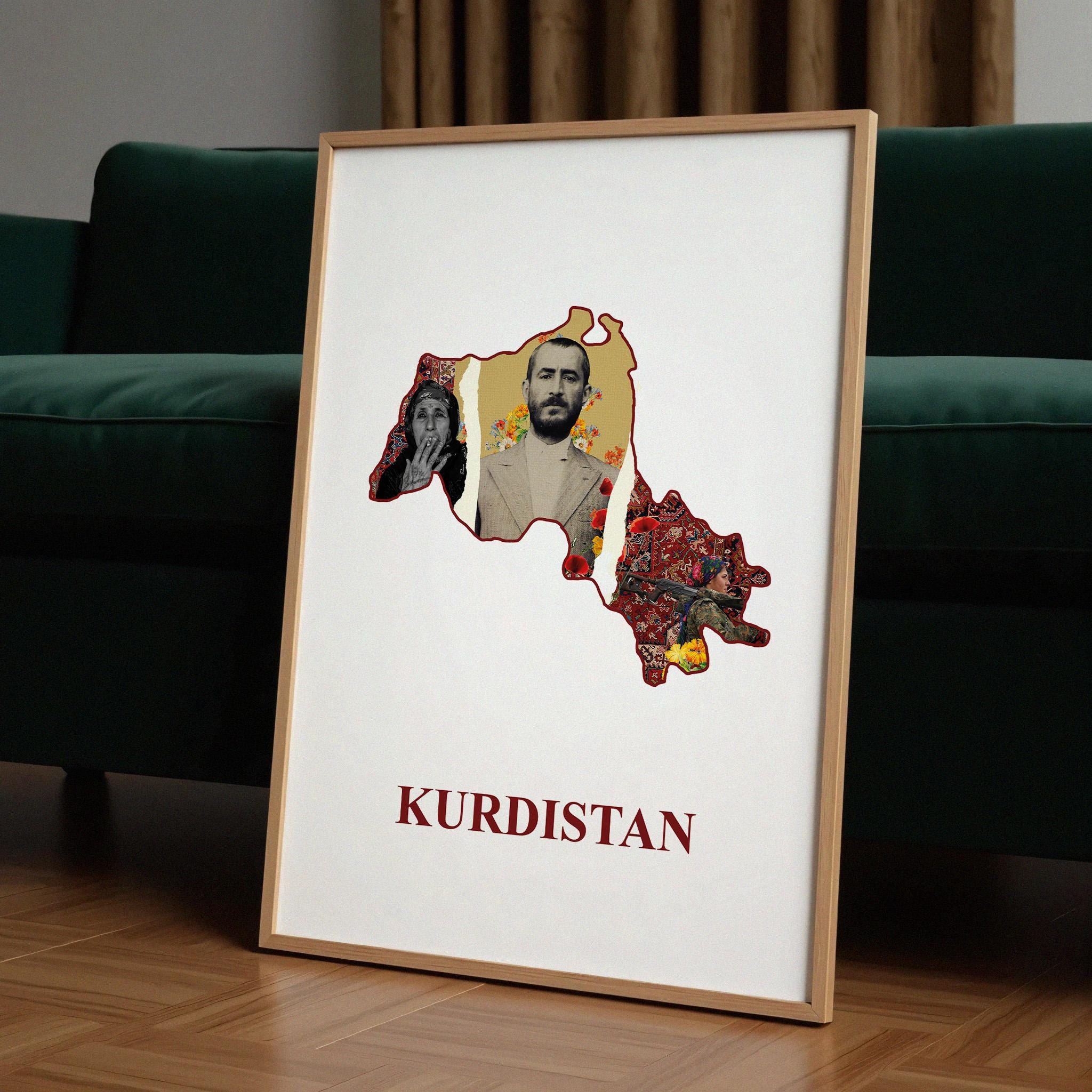 Kurdistan Collage Map – Kurdish Map, Kurdish, Kurdistan, Kurdish ...