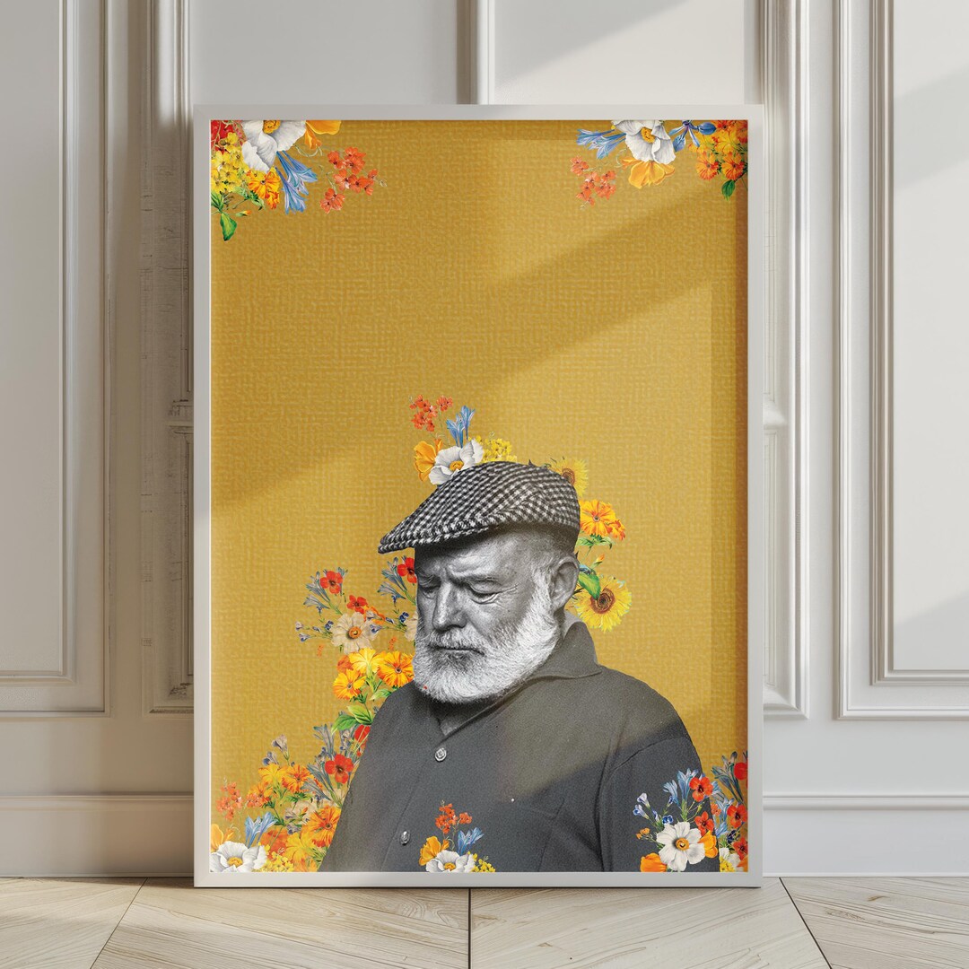 Ernest Hemingway Poster, Ernest Hemingway, Ernest Hemingway Picture ...