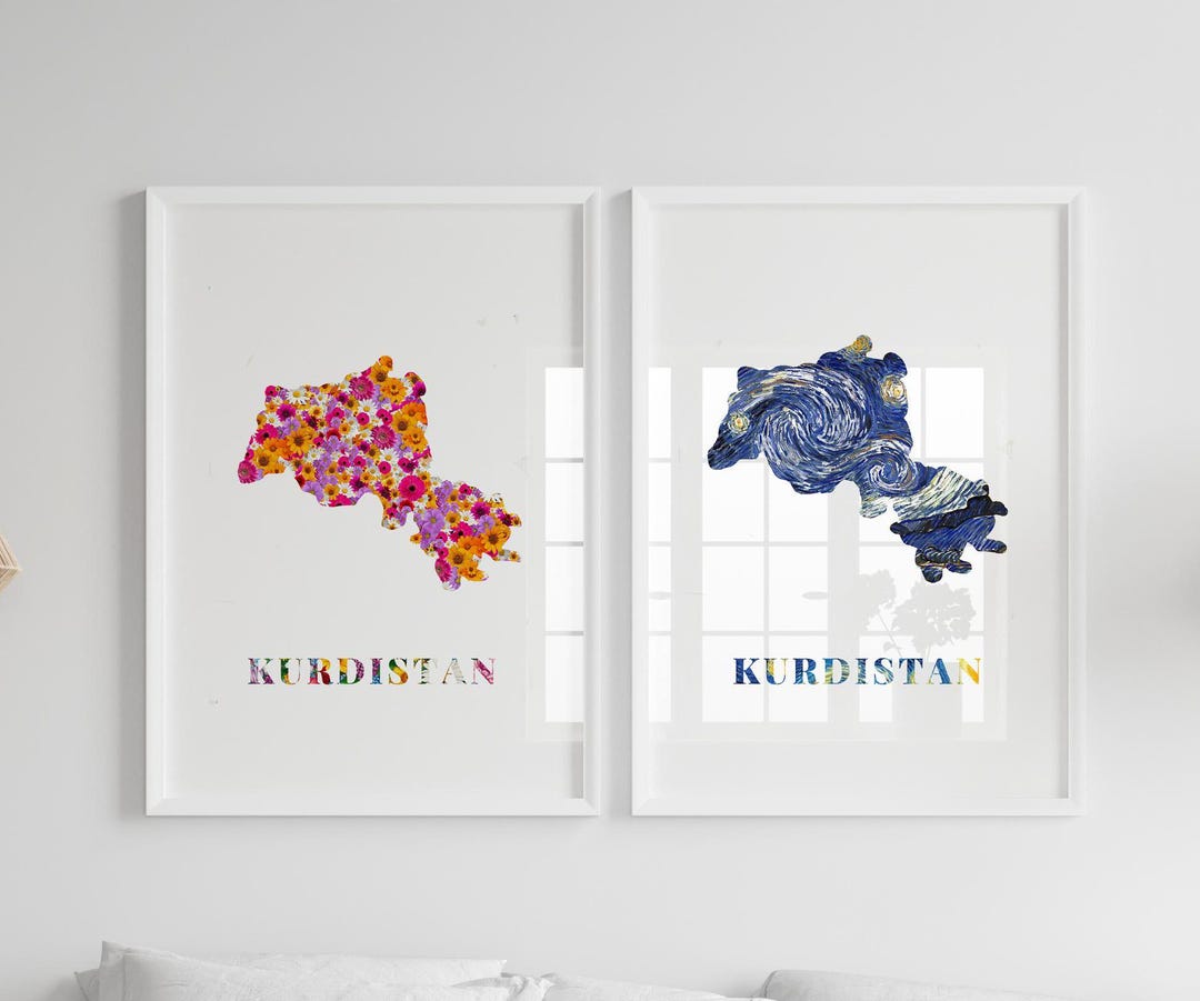 Kurdistan Map, Kurdistan Map Prints, Kurdistan Pictures, Kurdistan Art ...