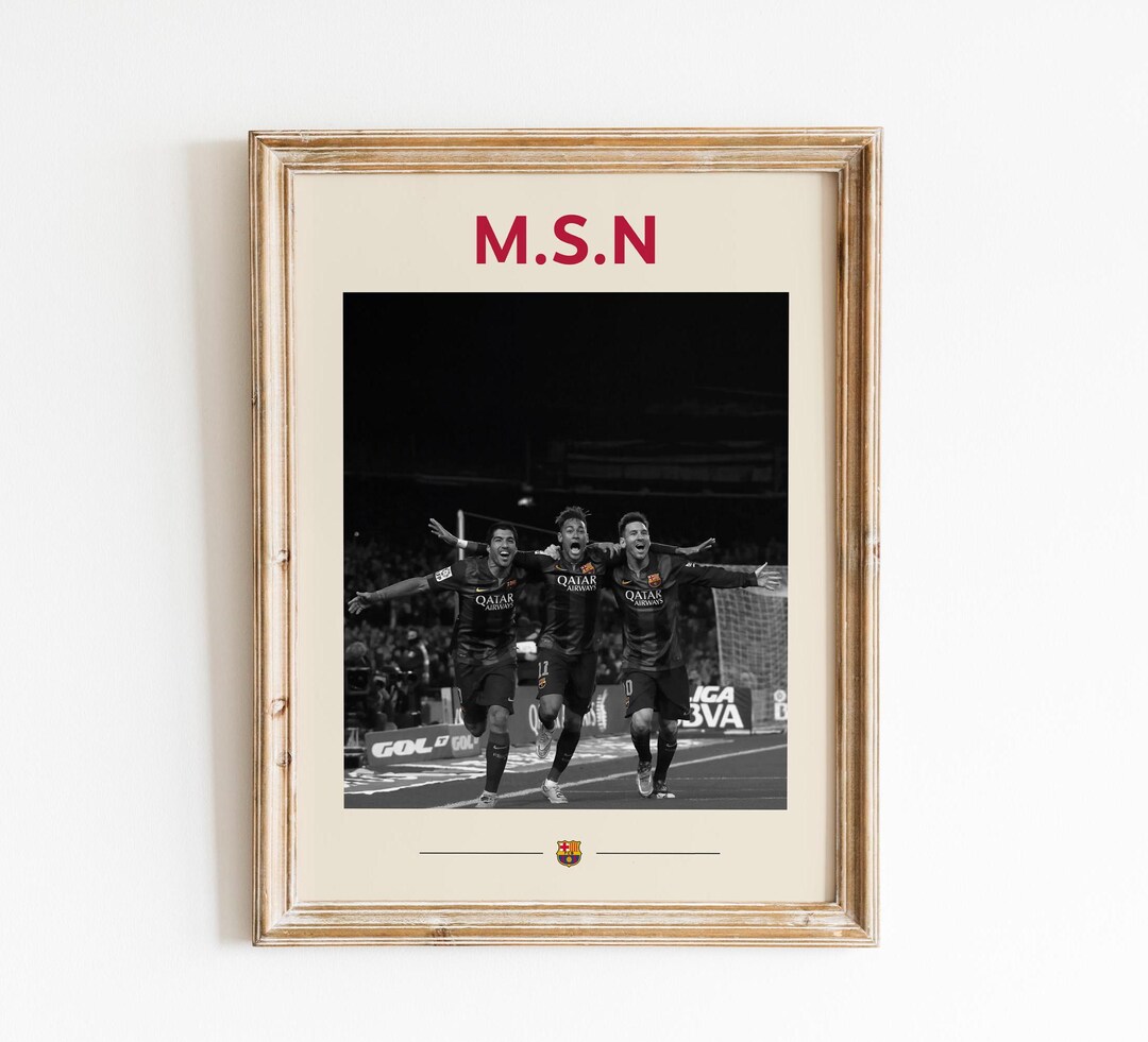 Msn Poster, Neymar Poster, Messi Poster, Suarez Poster, Barcelona ...