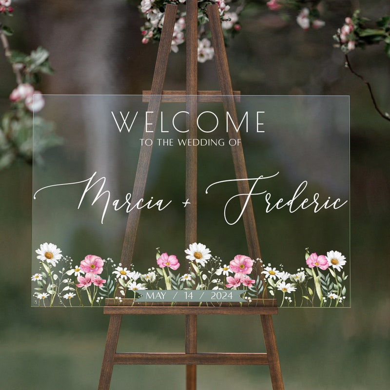 Acrylic Welcome Sign - Etsy