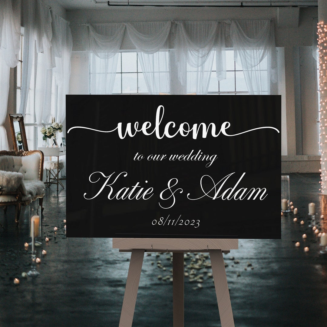 Wedding Entrance Sign, Welcome Wedding Sign, Wedding Decor ...