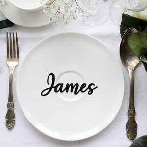 Wedding Place Cards, Wedding Name Plate, Acrylic Name Sign, Guest Name ...