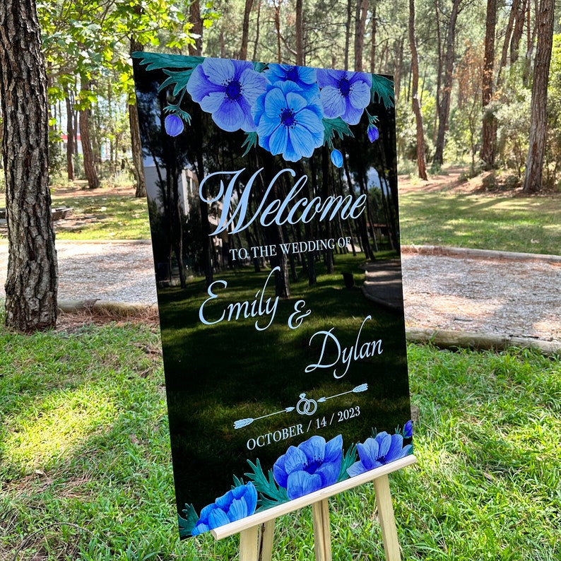 Welcome to Our Wedding Sign Event Acrylic Sign Acrylic - Etsy