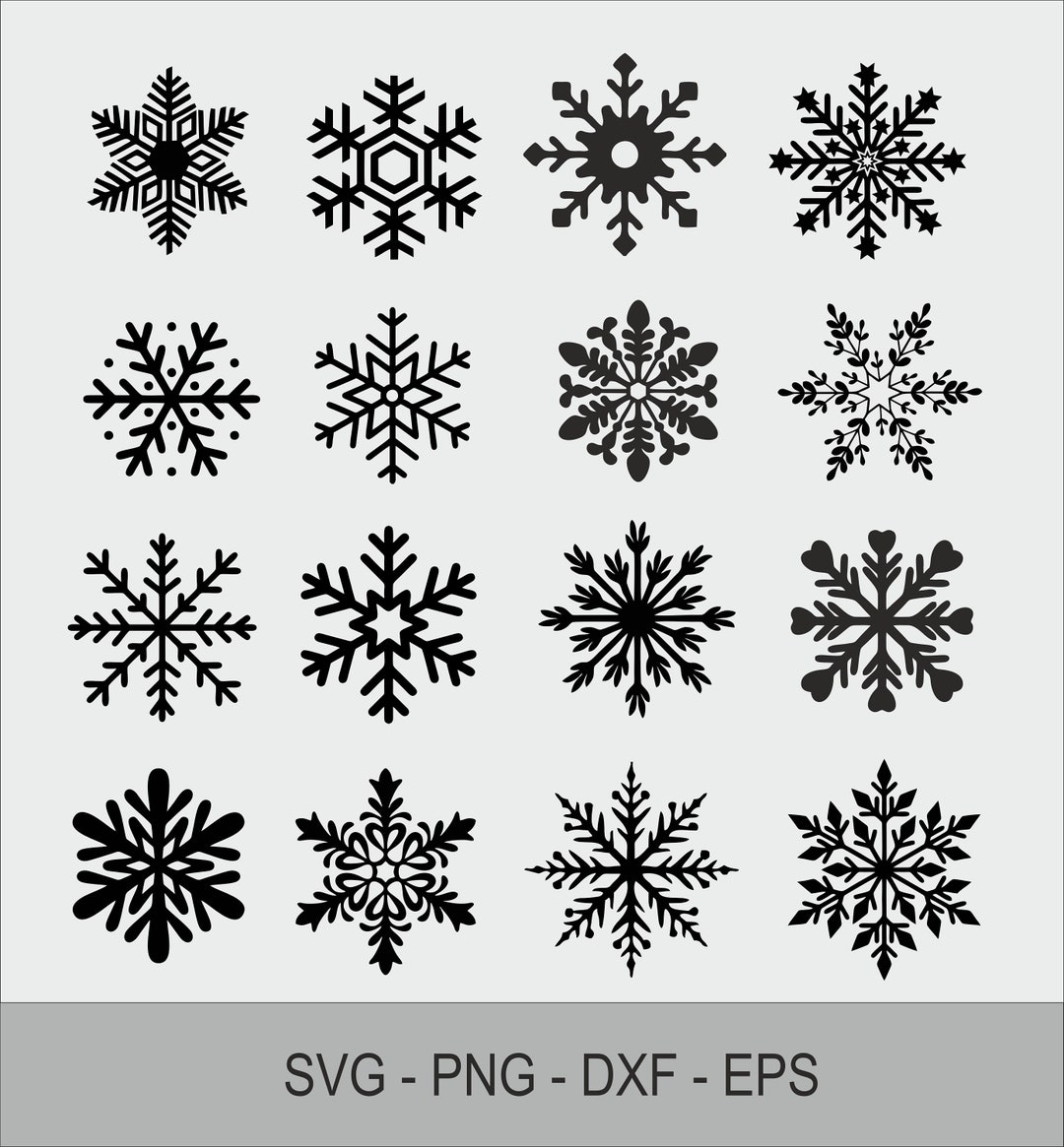 Snowflake SVG Snowflake Svg Bundle Flake Winter SVG - Etsy Australia
