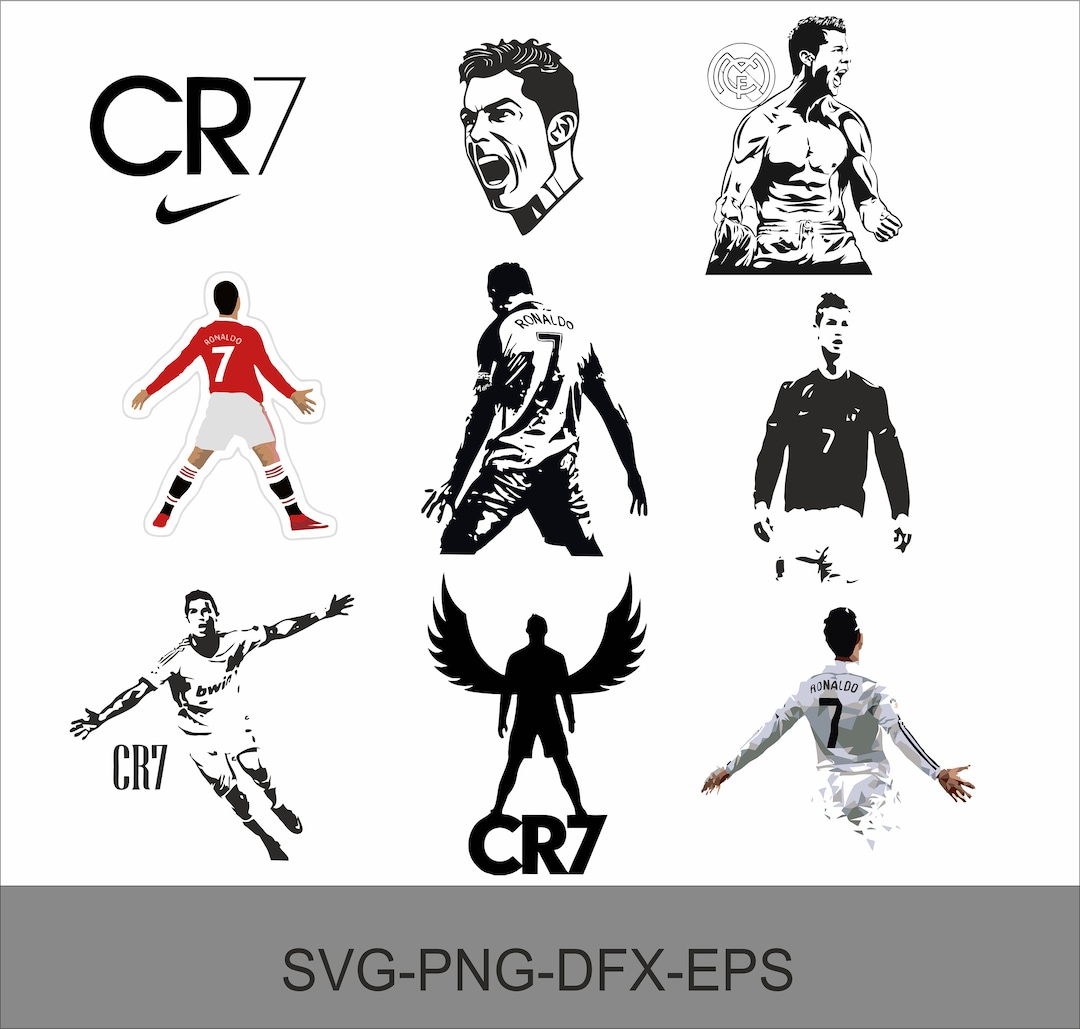 9 Cristiano Ronaldo Svg, Cr7 Svg, Goat, Ronaldo Png, 7 Svg , Cristiano ...