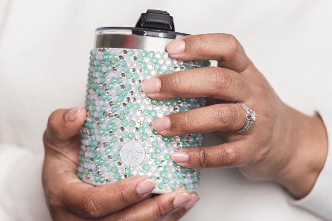 Rhinestone 12oz Lowball Cocktail Tumbler - Bling Barware Gift - Etsy