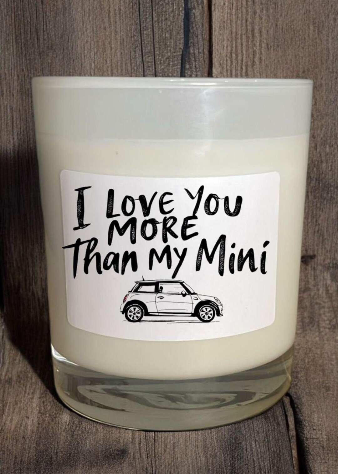 Mini Enthusiast Hand Poured Scented Soya Wax Candle.mini Cooper Gifts ...
