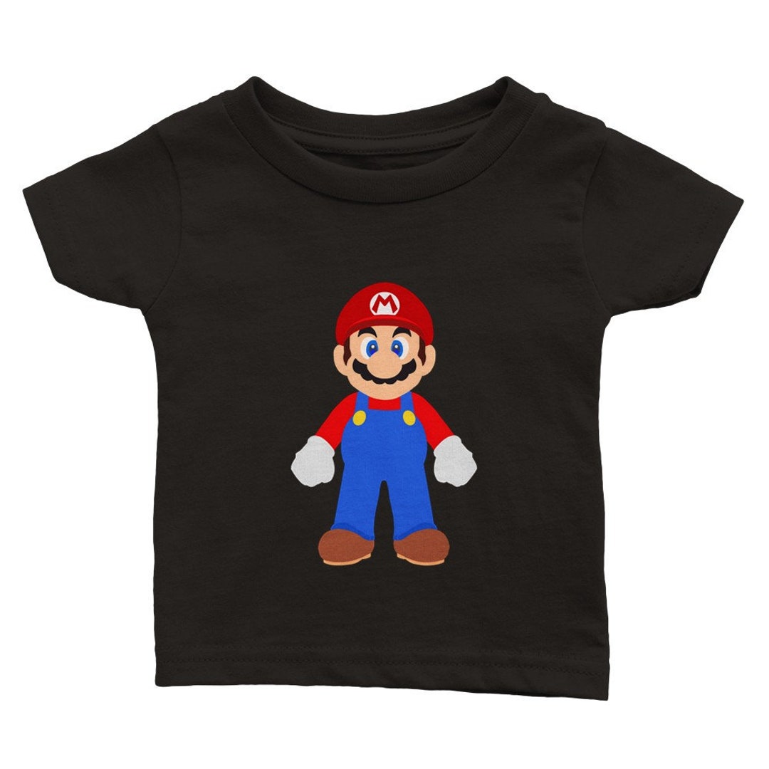 Mario Super Mario Bros Classic Baby Crewneck T-shirt - Etsy
