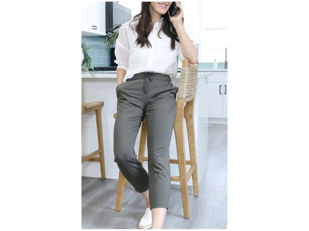 Women's High Waist Boxy Bottom Jogging, Ladies Joggers Loungewear ...