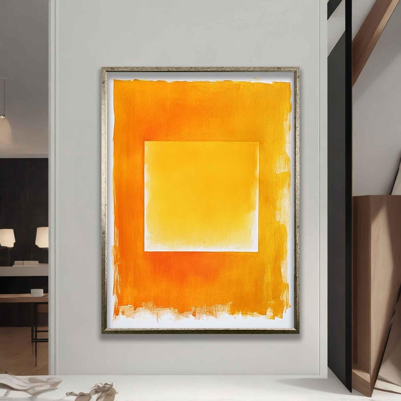 Mark Rothko Wall Art, Rothko Orange and Yellow Framed Canvas ...