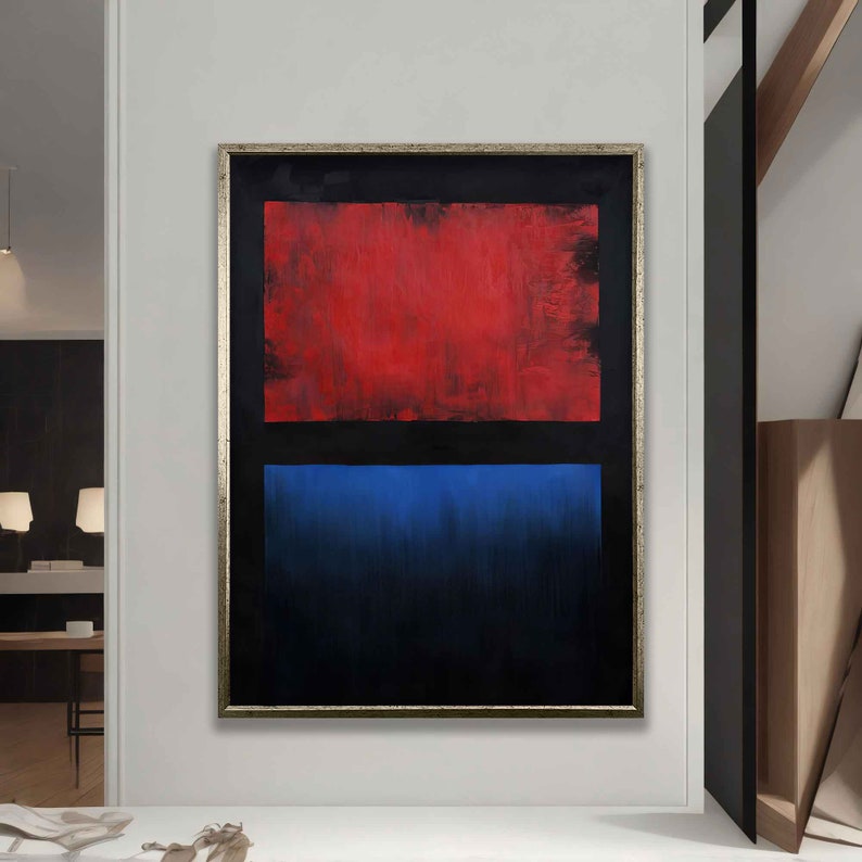 Mark Rothko Red and Blue Canvas , Art Reproduction, Rothko Reproduction ...