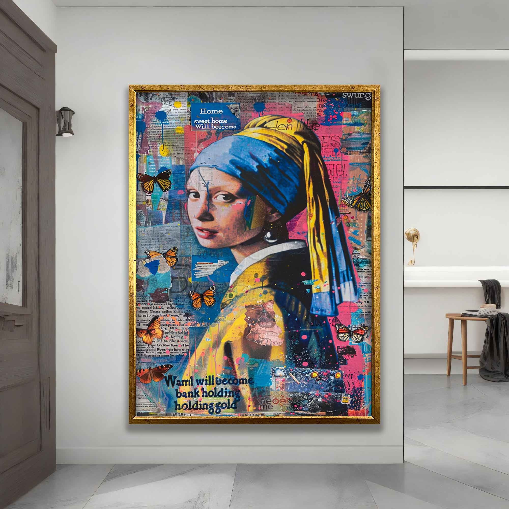 Girl With a Pearl Earring, Johannes Vermeer Canvas, Woman Wall Art ...