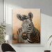 Zebra Canvas, Zebra Wall Art, Zebra Poster, Zebra Framed Painting ...