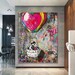 Banksy Child in Hot Air Balloon Canvas Painting - Urban Street Art for ...