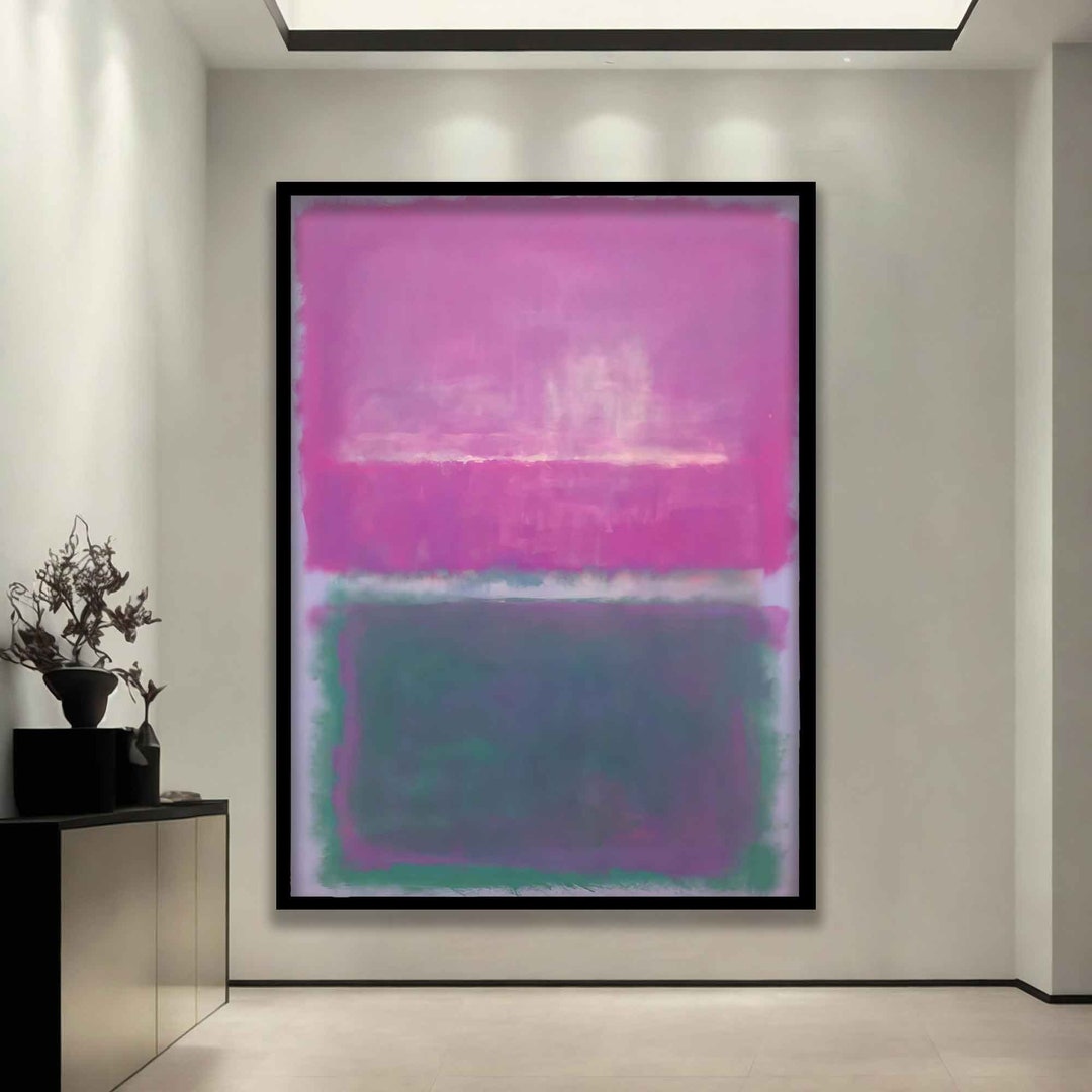 Mark Rothko Purple and Grey Canvas , Art Reproduction, Rothko ...