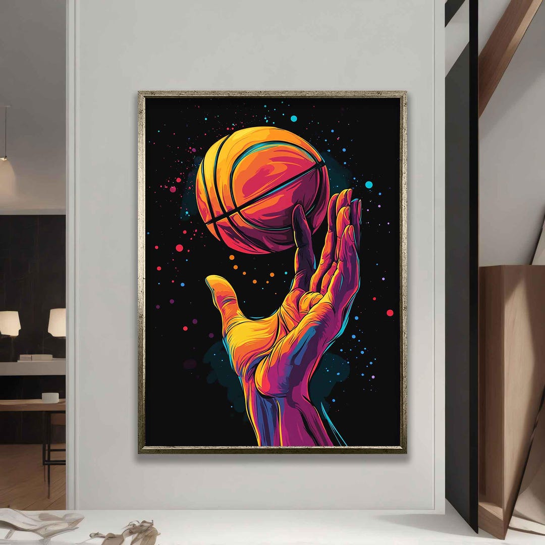 Basketball Poster, Basketball Prints, Basketball Gifts, Basketball ...