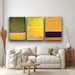 Set of 3 Mark Rothko Mark Wall Art, Abstract Expressionism, Modern Art ...