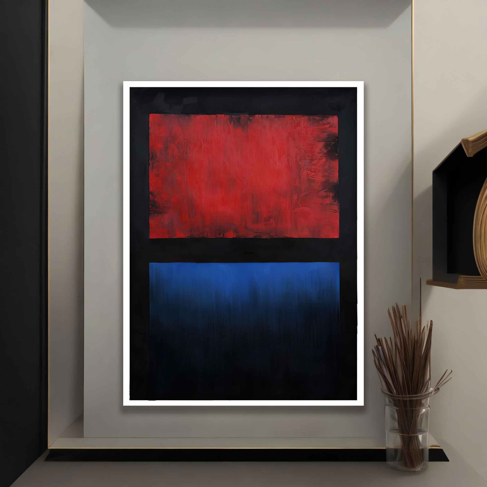 Mark Rothko Red and Blue Canvas , Art Reproduction, Rothko Reproduction ...