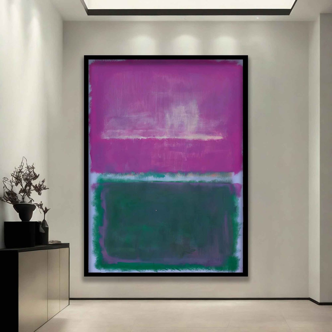 Mark Rothko Purple and Green Canvas , Art Reproduction, Rothko ...