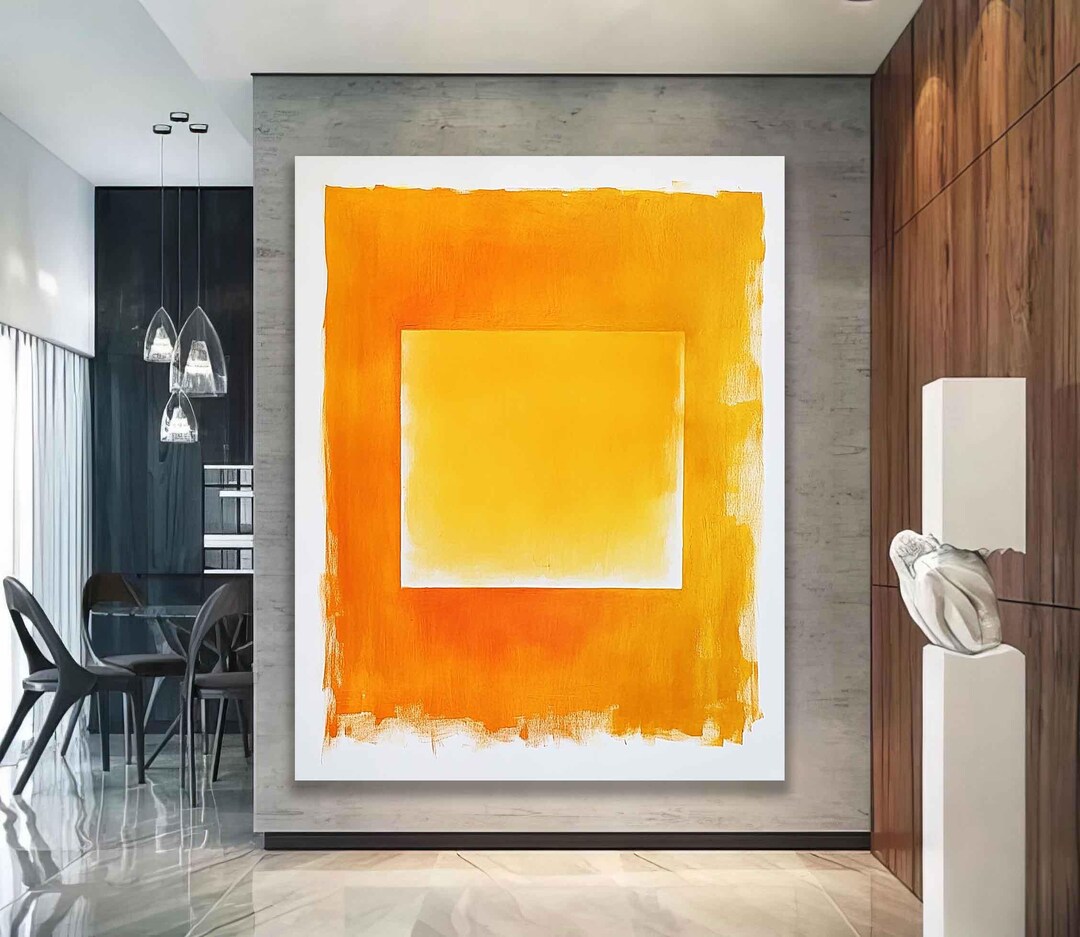 Mark Rothko Wall Art, Rothko Orange and Yellow Framed Canvas ...