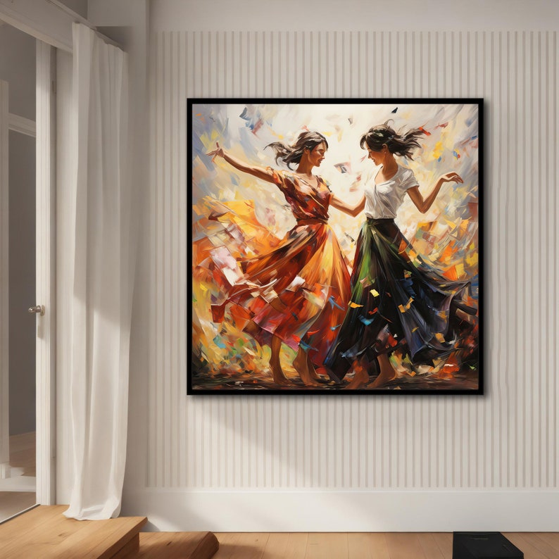 The Dance Canvas Painting Dancing Girls Poster Home Decor - Etsy