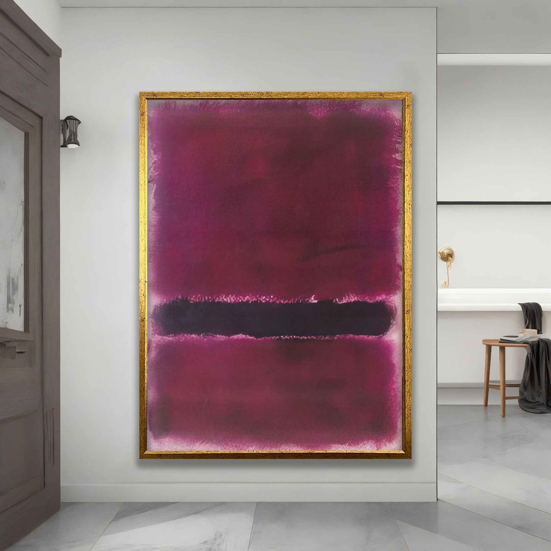 Mark Rothko Purple Canvas ,poster Art Reproduction, Rothko Reproduction ...