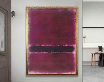 Mark Rothko Red and Blue Canvas , Art Reproduction, Rothko Reproduction ...